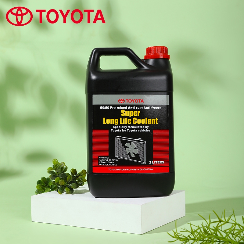 Toyota coolant car 2L Super Long Life Coolant Pink Ready To USE ANTI-RUST ANTI-FREEZE Pink 2 ...