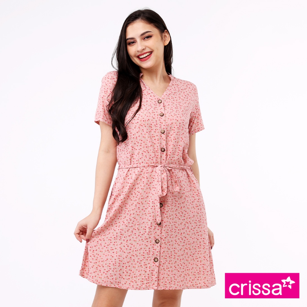 Crissa Woven Printed Rayon Short Sleeves Long Blouse CSDT18-0157 ...