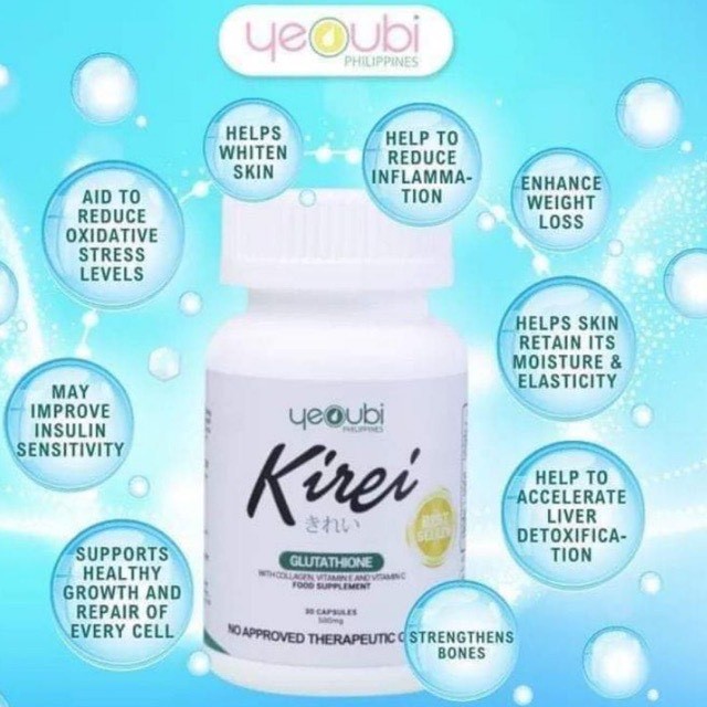 ORIGINAL Kirei Glutathione (new packaging) | Shopee Philippines
