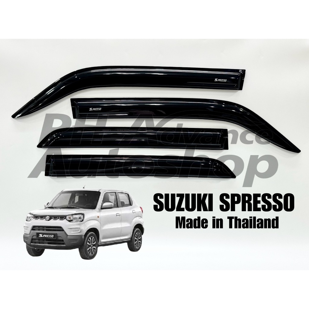 Window Door Visor Suzuki Spresso / S-Presso 2020-2024 Rain Visor ...