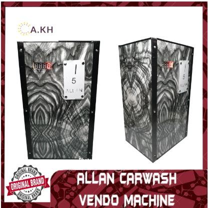 CARWASH SINGLE WOOD box 40A Carwash Multipurpose 5 Pesos Coin Slot ...