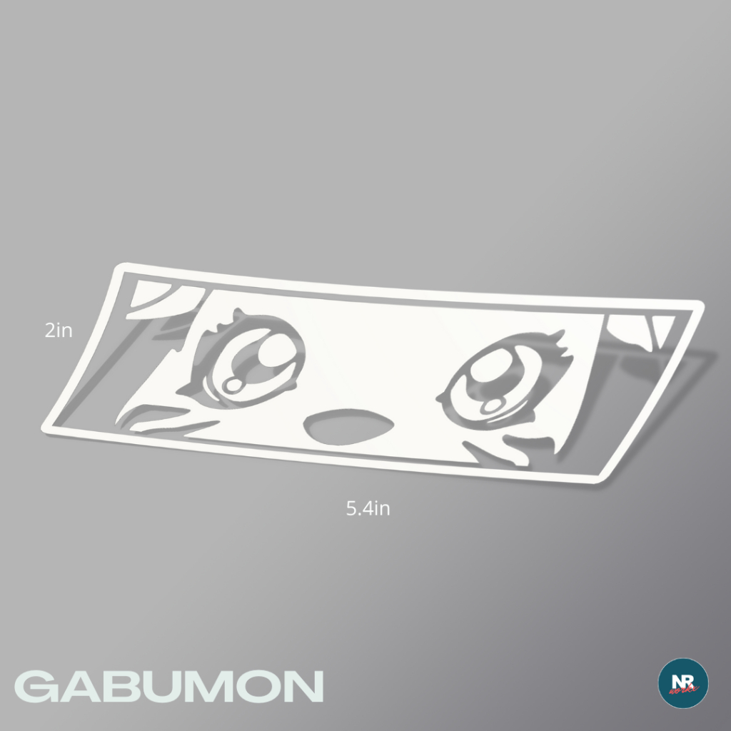 Digimon Gabumon Vinyl Decal Anime Waterproof Sticker | Shopee Philippines