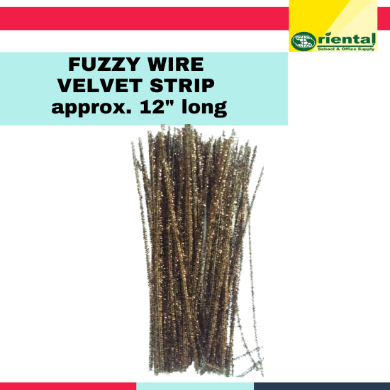 Fuzzy Wire Velvet Strip-10'S AND 20'S -Colour Hairy Root Strips Twisted ...