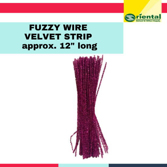 Fuzzy Wire Velvet Strip-10'S AND 20'S -Colour Hairy Root Strips Twisted ...