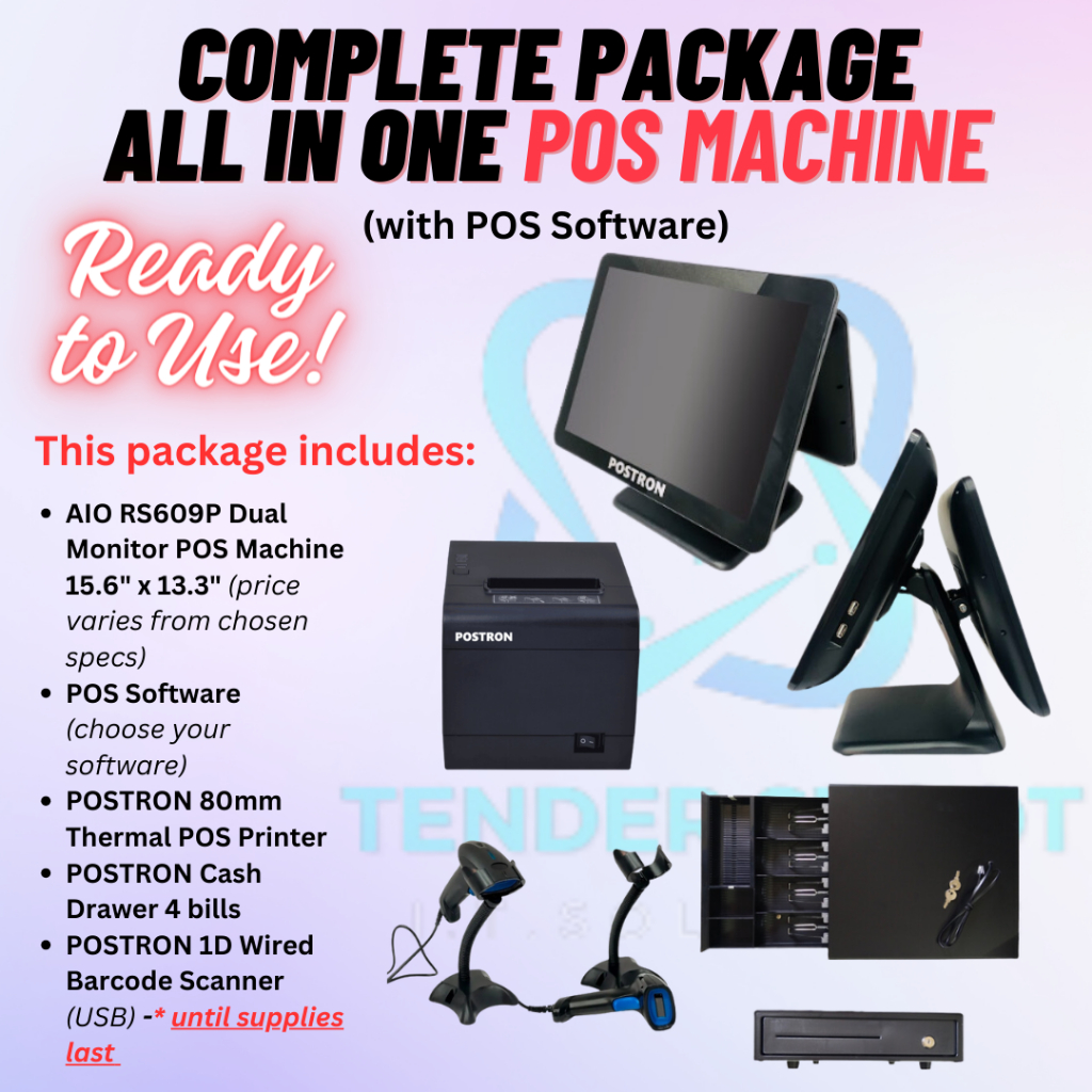 POSTRON AIO RS609P Intel i5 3rd gen 8gb DDR3 128gb SSD DUAL Screen 15.6 ...