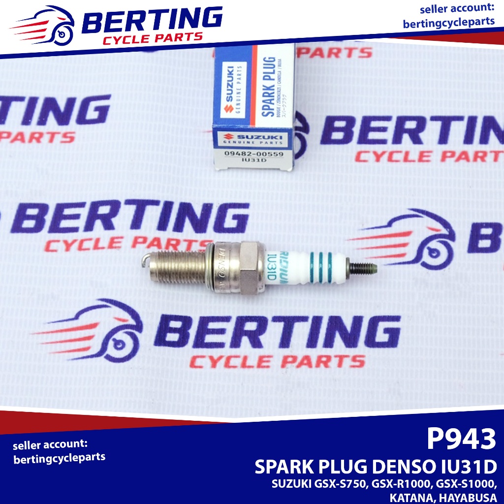 SGP SPARK PLUG DENSO IU31D Suzuki GSX-S750 GSX-R1000 GSX-S1000 Katana ...