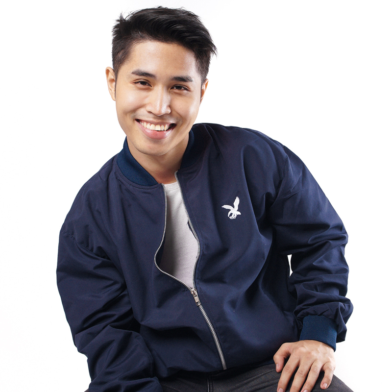 Ateneo Blue Eagle Bomber Jacket (Unisex) | Shopee Philippines