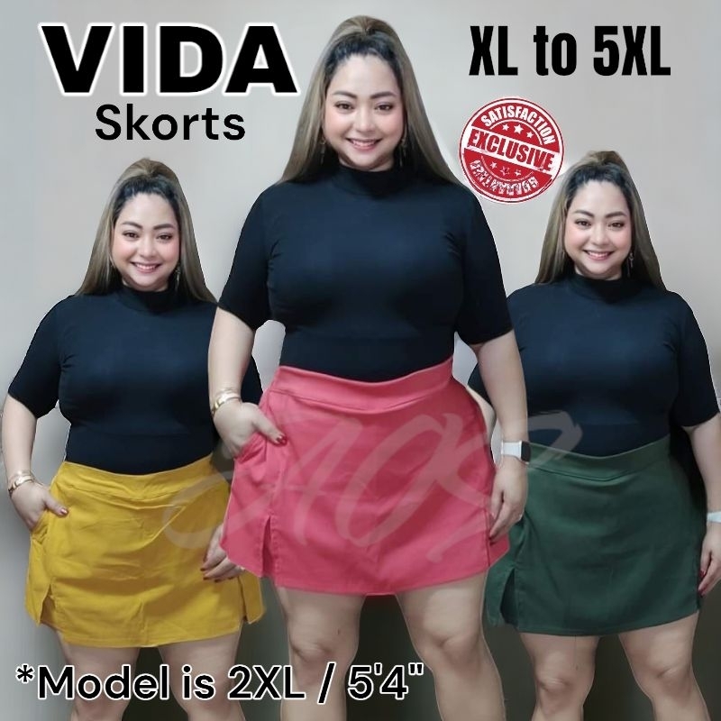 AOS PLUS SIZE VIDA SKORTS Fits 30" to 48" waistline (up to 5XL ...