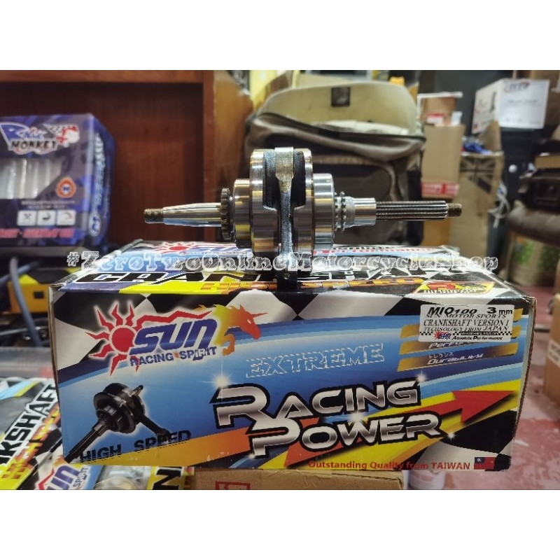 Sun Racing PLUS 3MM V1 Crankshaft for Mio Sporty/Fino Carb/Soul Carb ...