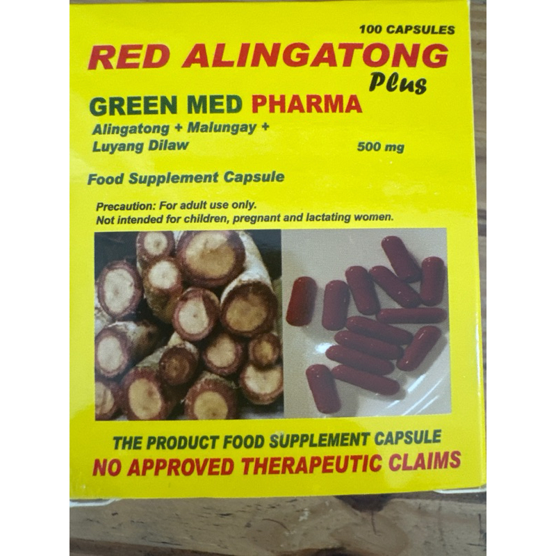 Red Alingatong Food supplement capsule , 20 capsule | Shopee Philippines