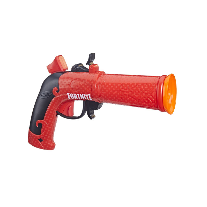 NERF Fortnite Flint-Knock Pistol Single Shot Foam Dart Blaster Toy Gun ...