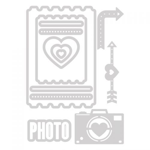 Sizzix Thinlits Die - Photo Love #659894 | Shopee Philippines