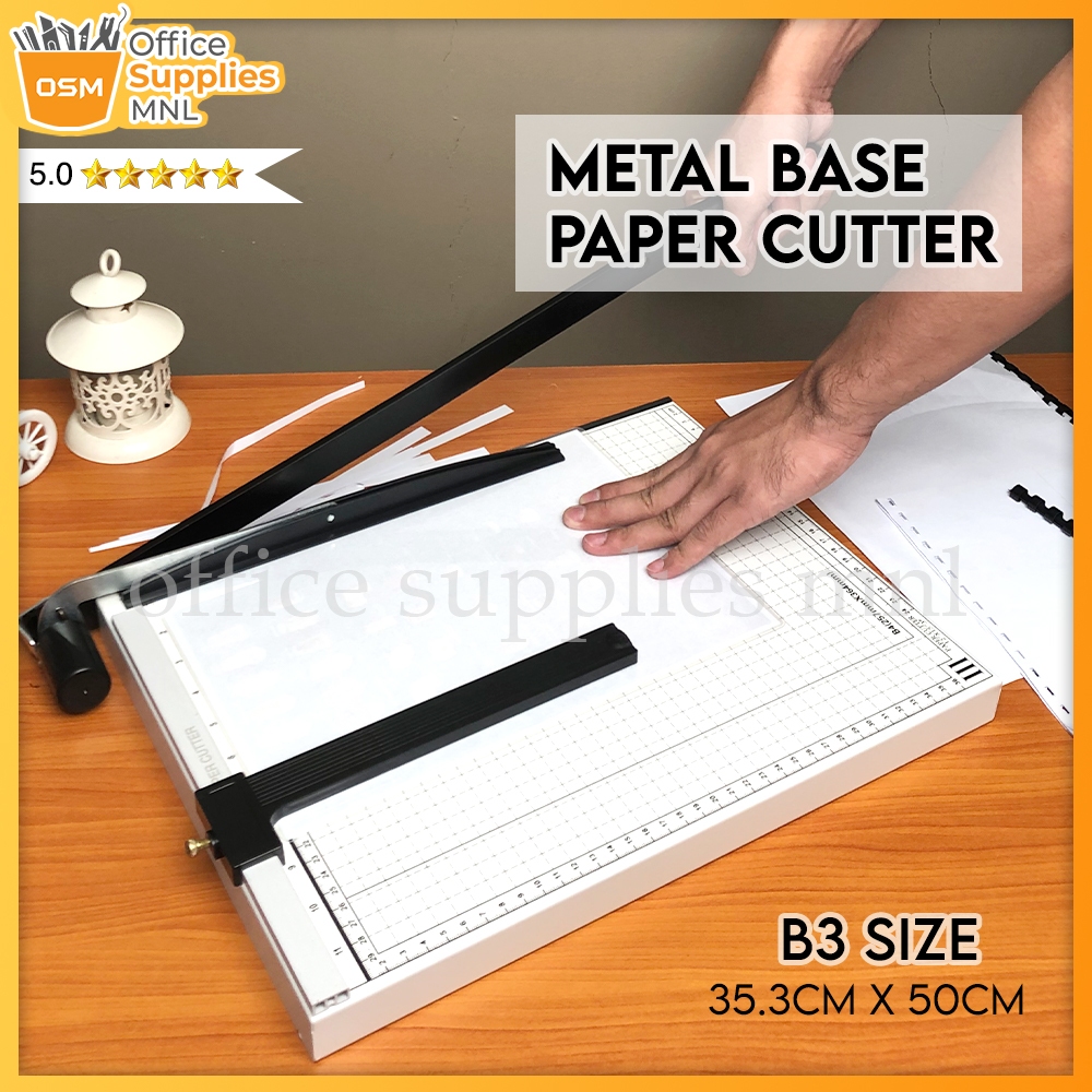 Officom Paper Cutter Metal B3 Size 35.3cm x 50cm High Quality Paper ...