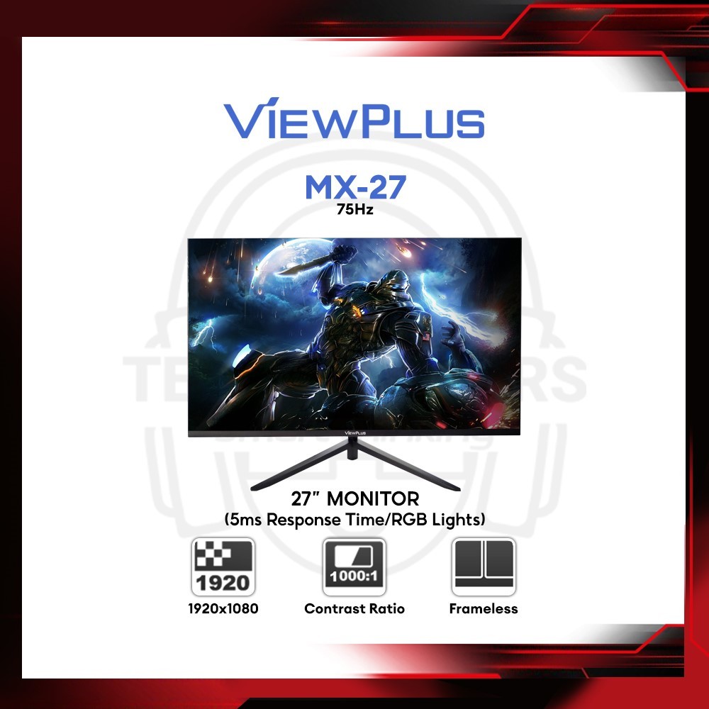 Viewplus 27" Monitor, MX-27, VA, FHD, 75hz, 5ms, VGA/HDMI | Shopee ...
