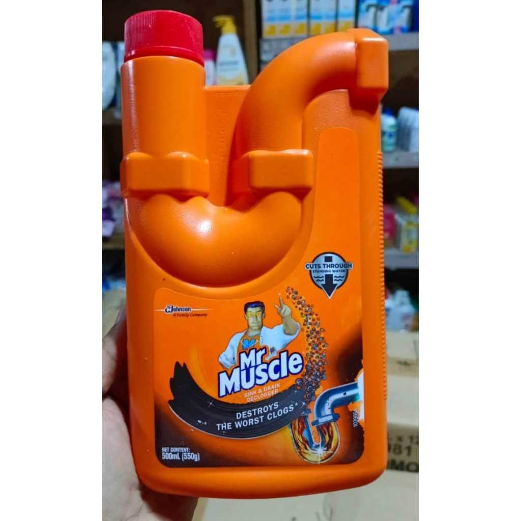 Mr . Muscle Sink and Drain Declogger 500 ML | Shopee Philippines