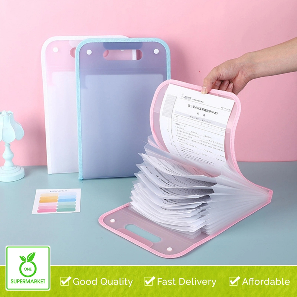 One Supermarket Vertical Handheld Paper File Folder Multi-layer ...