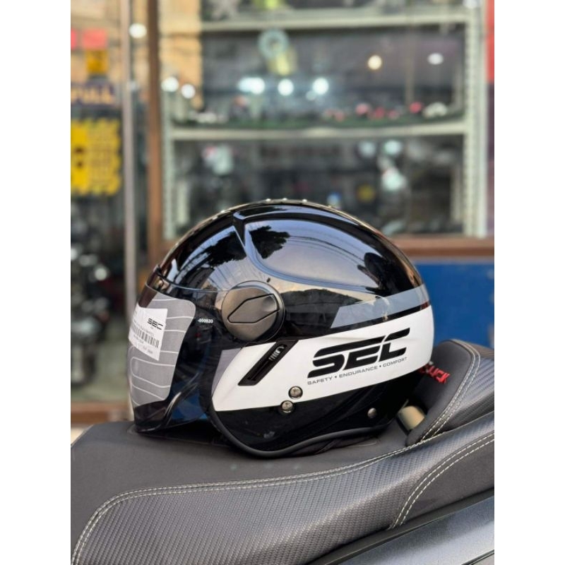 SEC MOON HALF FACE HELMET | Shopee Philippines