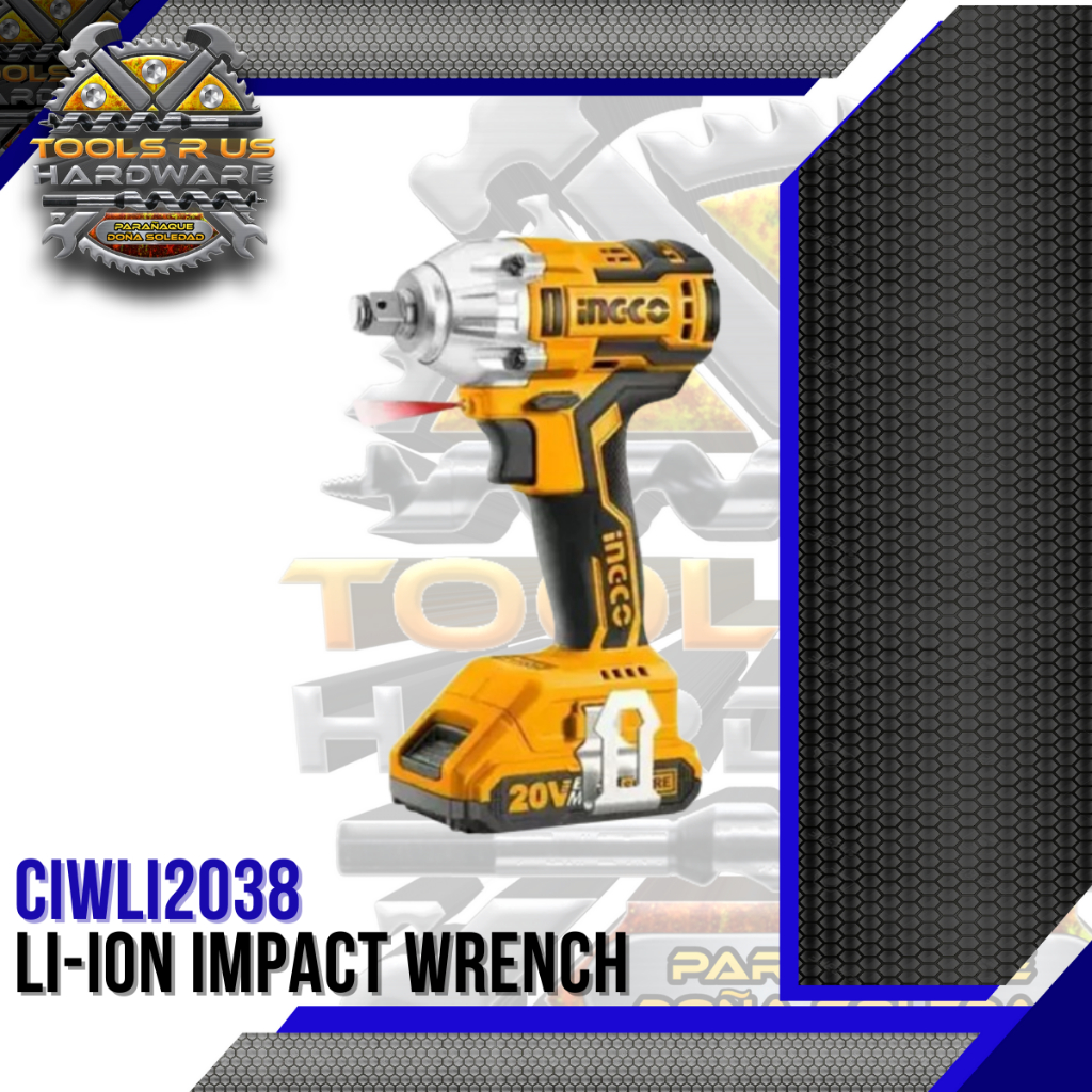 (CIWLI2038) INGCO LITHIUM-ION IMPACT WRENCH | CORDLESS TOOLS ...