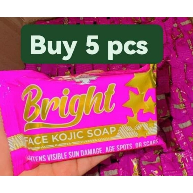 Bright Face Kojic Soap ( 5 pcs) | Shopee Philippines