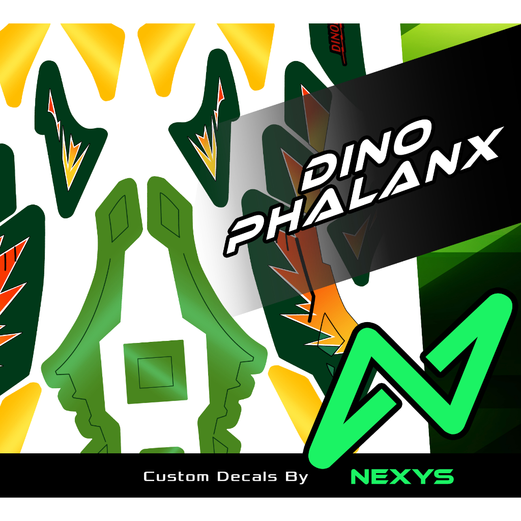 Crush Gear - Dino Phalanx Sticker | Shopee Philippines