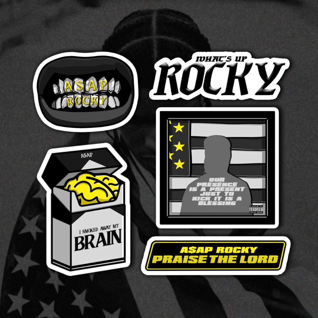 A$AP ROCKY Sticker Pack | Shopee Philippines