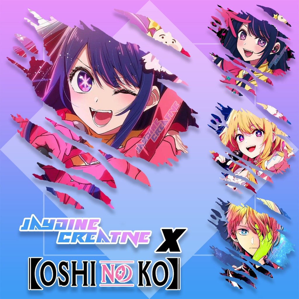 Jaydine Creative : Oshi No Ko - Anime (Scratch Design Sticker ...