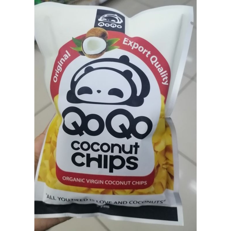 Coconut Chips QoQo 40g Organic virgin coconut chips | Shopee Philippines