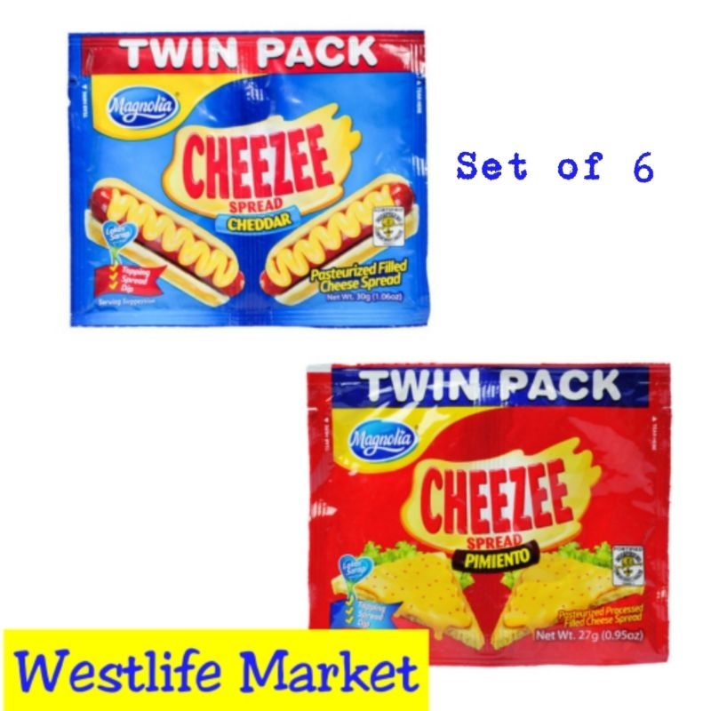 Magnolia Cheezee Spread Twin Pack 6's | Shopee Philippines