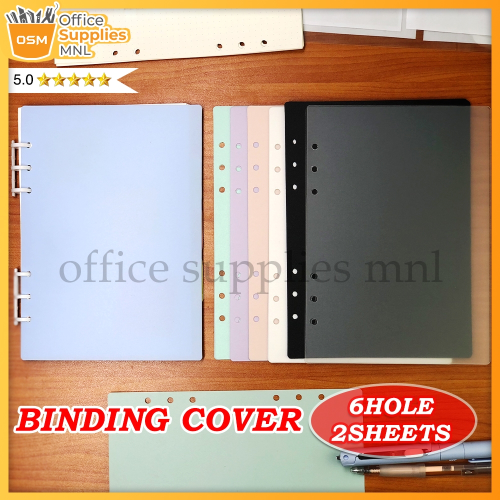 Binding Cover 6 Hole A5 Size Notebook Binder Hard Cover Refillable ...