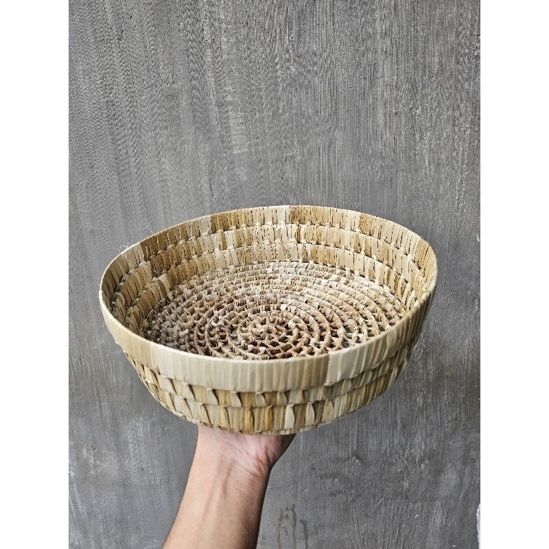 Native Pandan Fruit Tray Basket 12 inch | Shopee Philippines