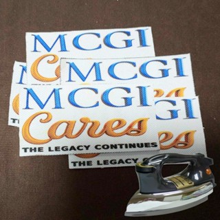 MCGI Cares Subli Flat Iron Patch Patches Polo Shirt Bag Cap Hat 2inch X ...