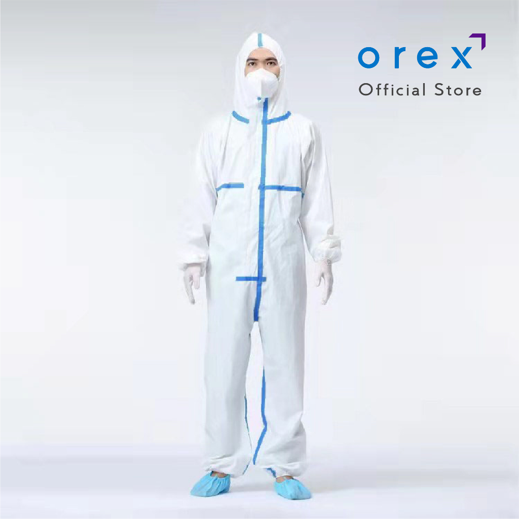 OREX PPE Protective Coverall Hazmat Suit Medical Grade | Shopee Philippines