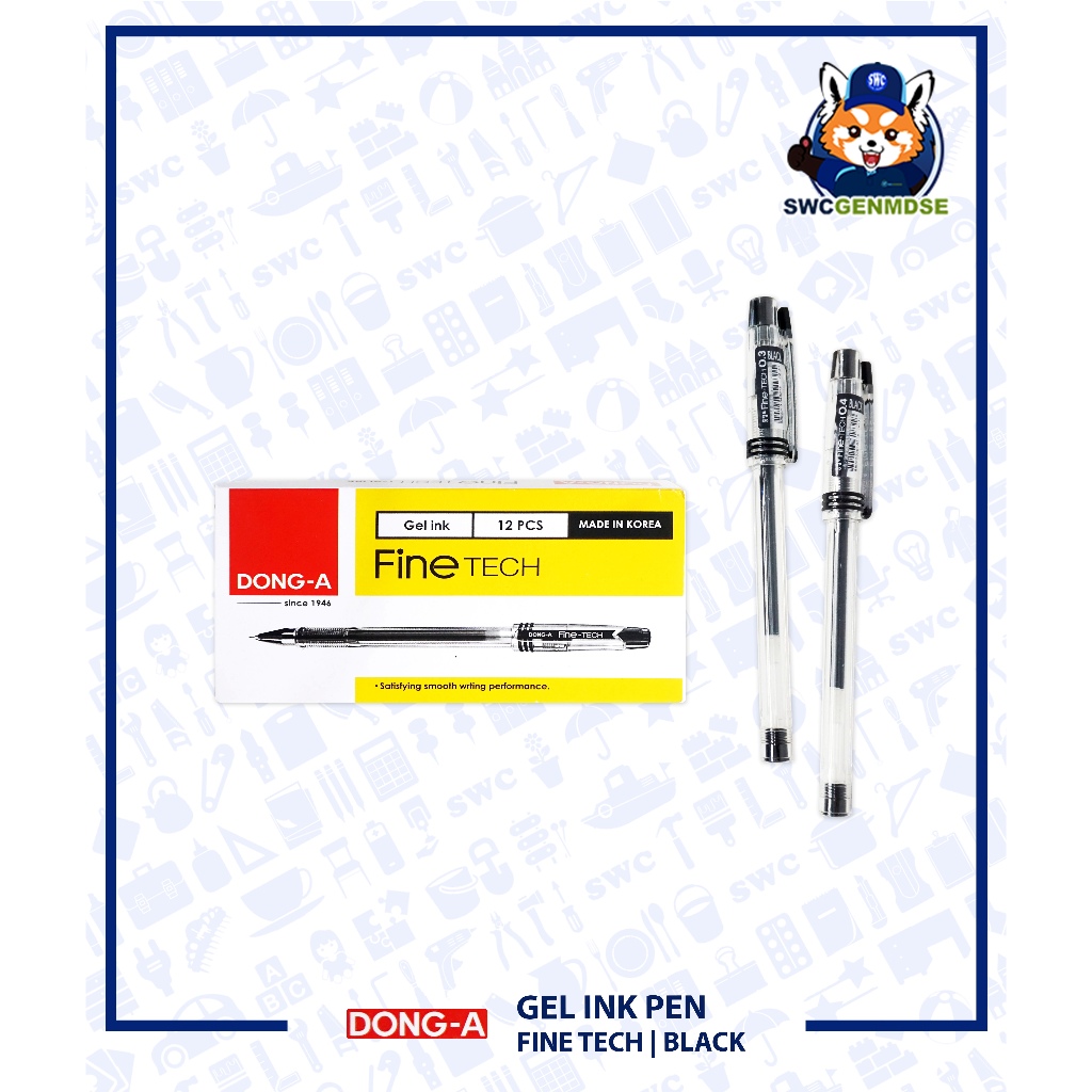 DONG-A Gel Ink Pen | Fine Tech | Sold Per Box (12s) | Shopee Philippines