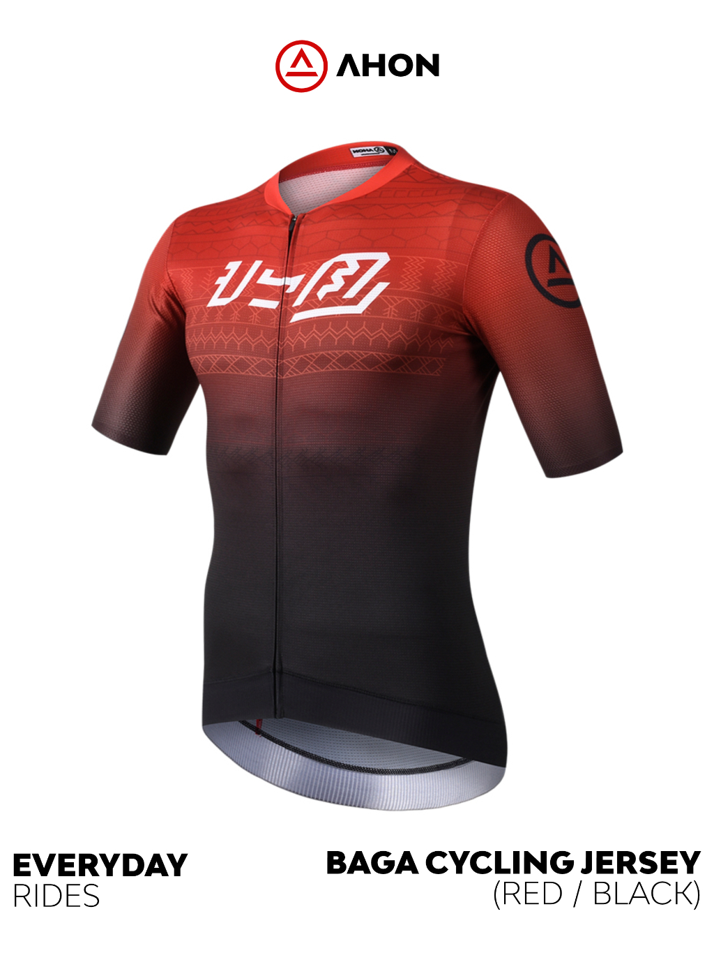 Ahon Classic Cycling Jersey - Baga (red/black) | Shopee Philippines