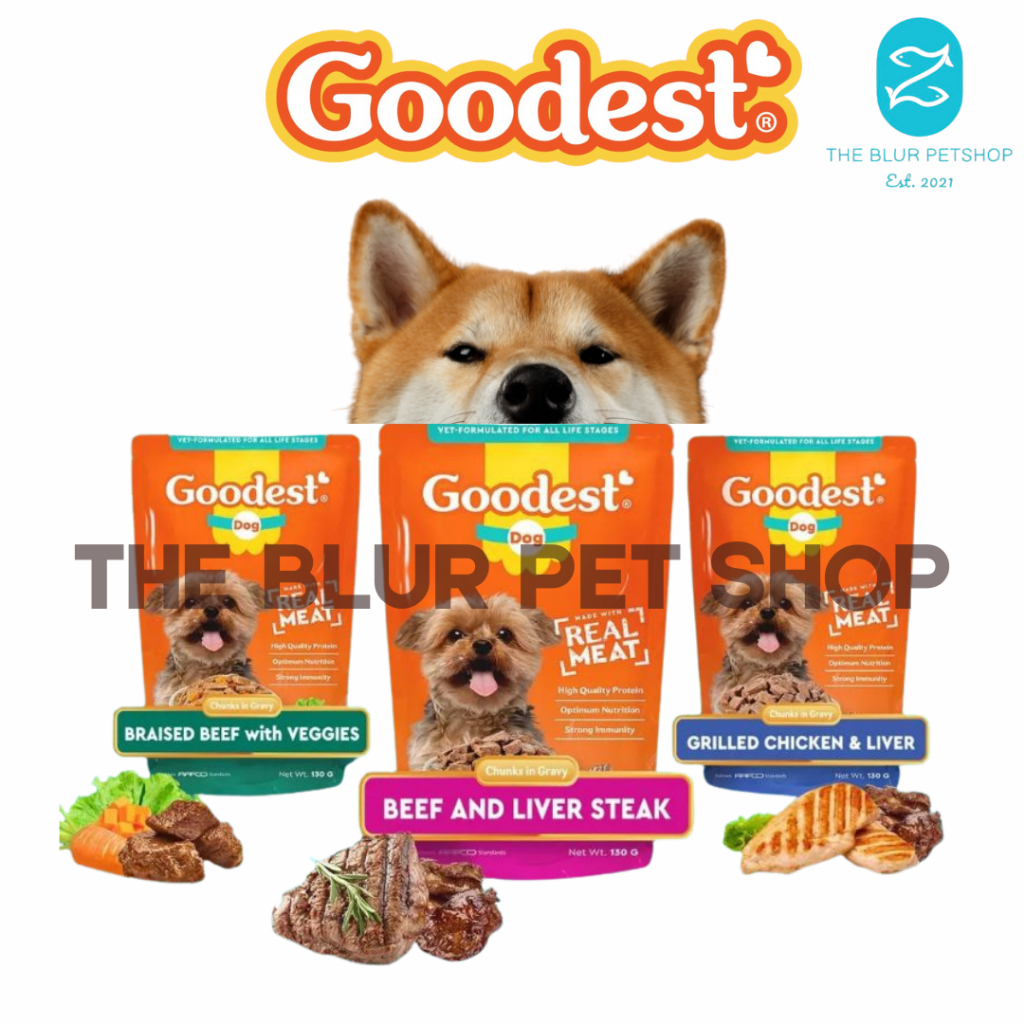 Goodest Dog Wet Dog Food Pouch 130g All Life Stages Pet Essentials ...