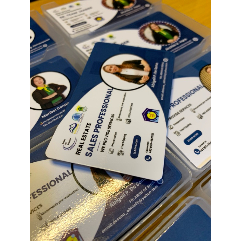 Laminated Calling Card Business Card 100 pcs with box | Shopee Philippines