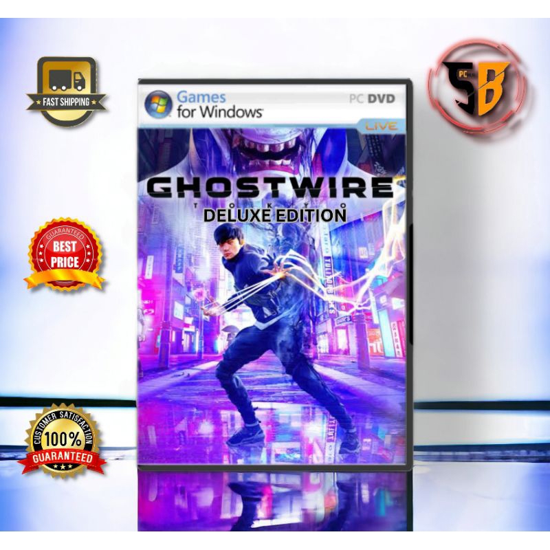 PC Laptop Video Game GW GhostWire Tokyo Deluxe Edition +DLCs FPS RPG Windows OS Easy Install ...