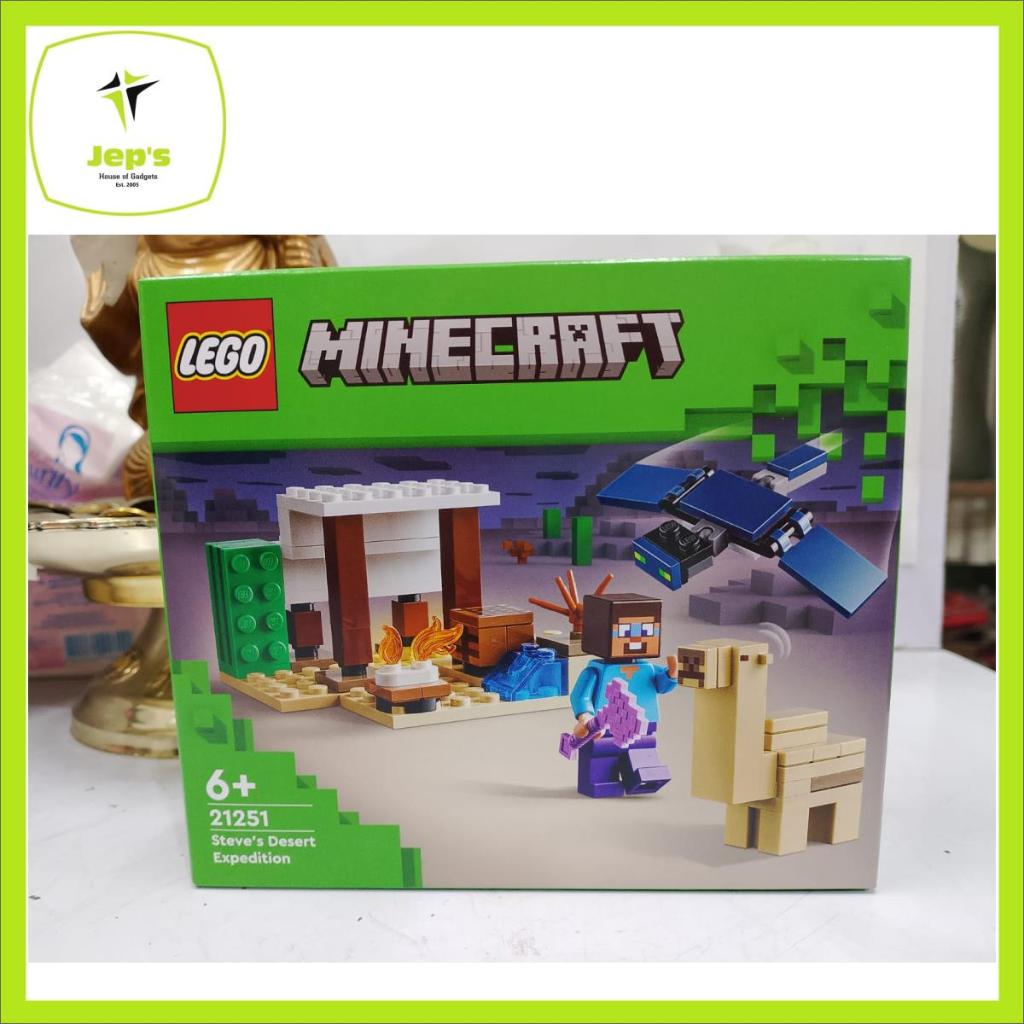 Lego Minecraft 21251 Steves Desert Expedition (2024) | Shopee Philippines