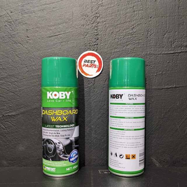Koby Dashboard Wax for Car and Motorcycle 450ml | High Quality [awtoz ...