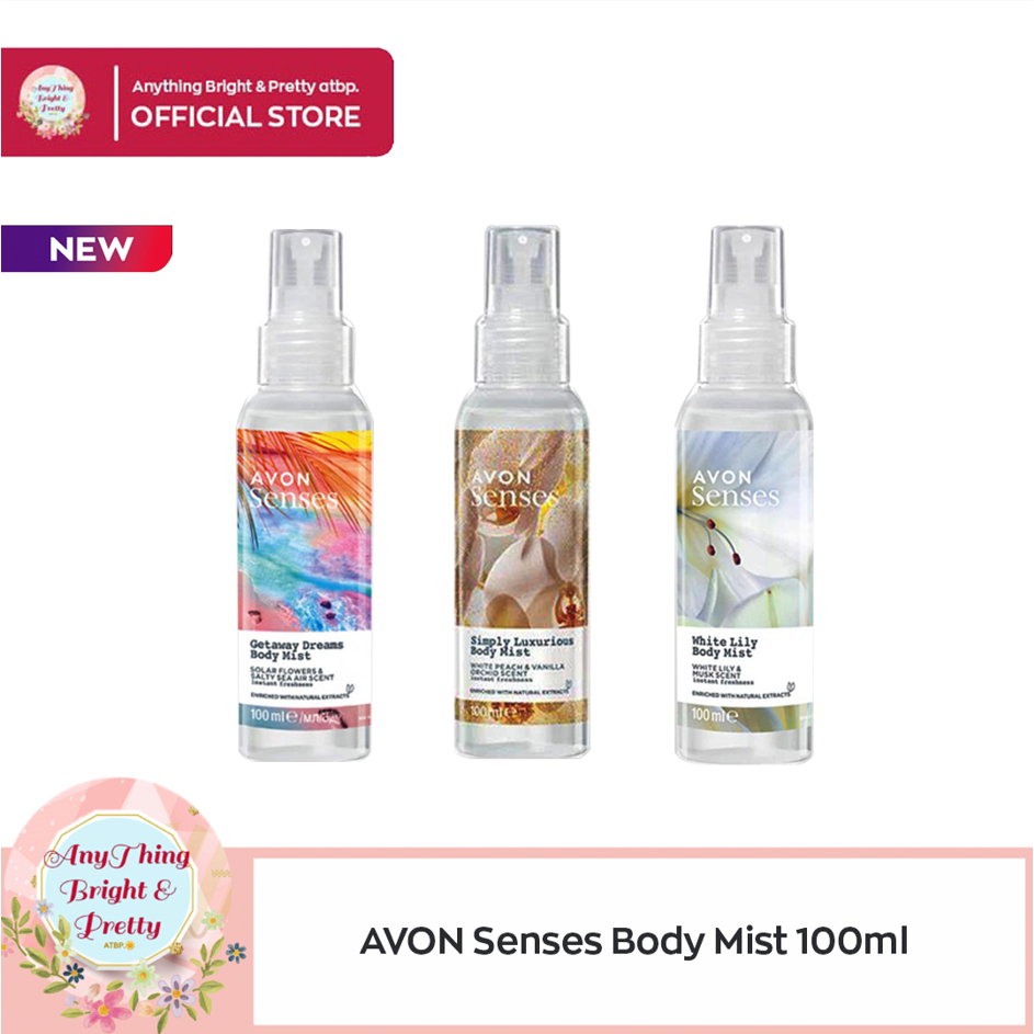 AVON Senses Body Mist 100ml | Shopee Philippines