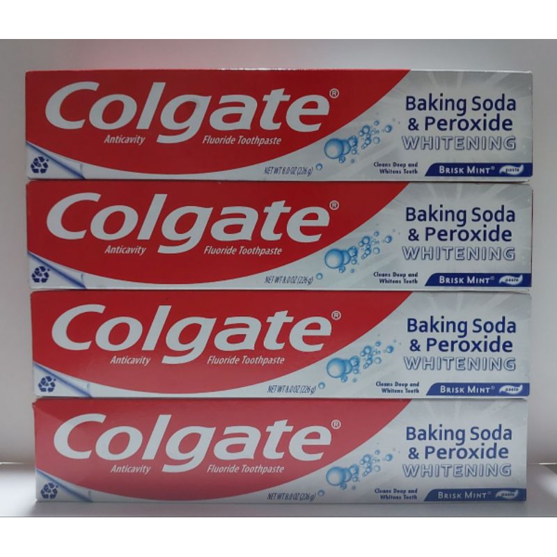Colgate Baking Soda & Peroxide Whitening Toothpaste 1 x 226g | Shopee ...