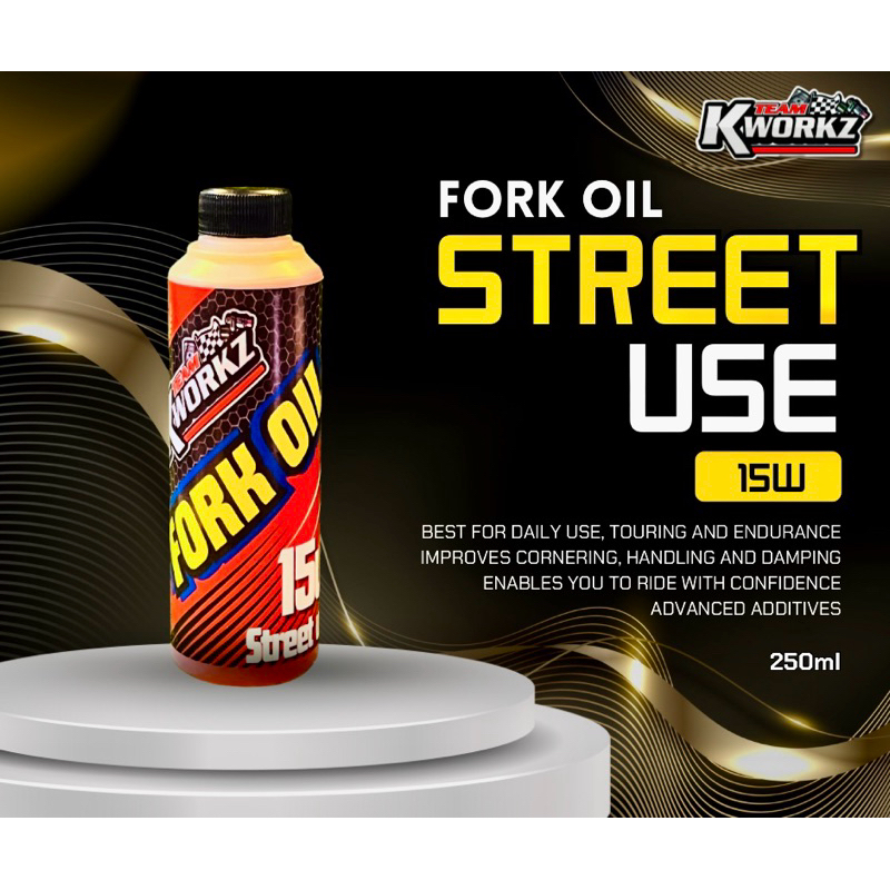 KWORKZ FORK OIL (1pc only) 250ml 15w 20w | Shopee Philippines