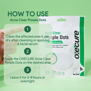 OXECURE Acne Clear Pimple Dots (24 patches) Bundle of 3 | Shopee ...