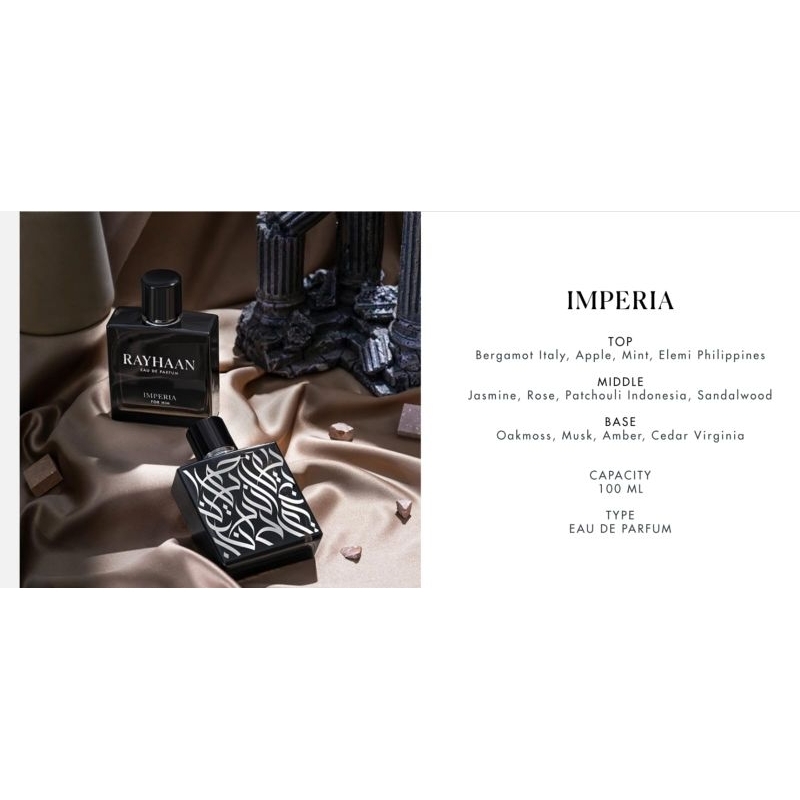 RAYHAAN OCEAN RUSH/ IMPERIA/ PACIFIC PERFUMES | Shopee Philippines