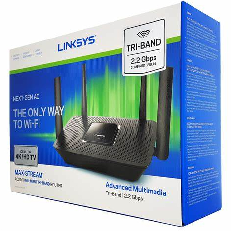 LINKSYS EA8300-HK MAX-STREAM AC2200 TRI-BAND WIFI 5 ROUTER (EA8300-HK ...