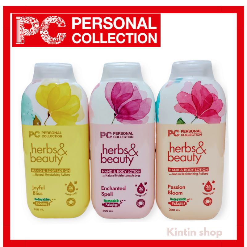 Personal Collection Herbs & Beauty Hand And Body Lotion 200ml | Shopee ...