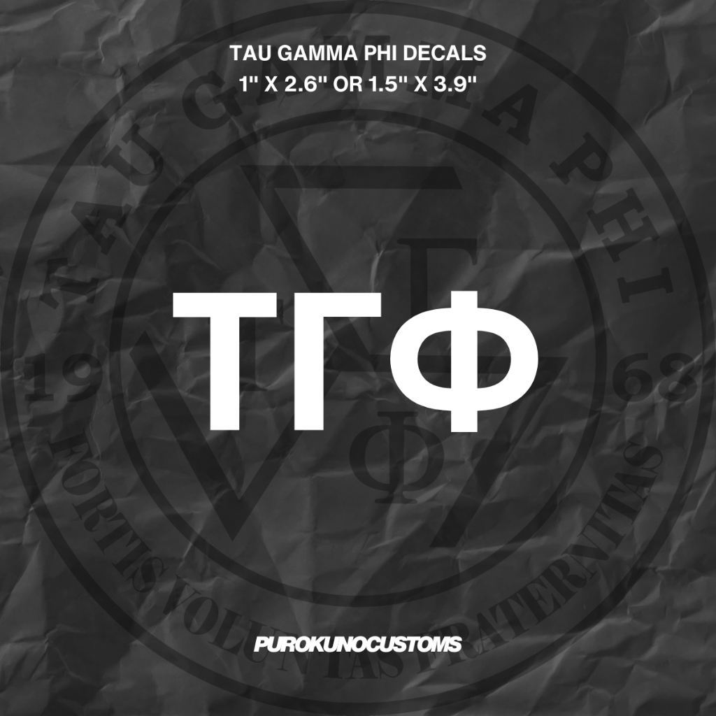 TGP GREEK - Tau Gamma Phi Triskelion' Grand Fraternity Car & Motorcycle ...