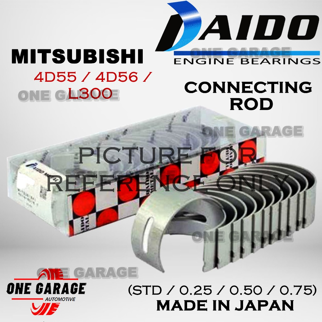 DAIDO Connecting Rod Bearing For MITSUBISHI 4D55 / 4D56 / L300 (SET) | Shopee Philippines
