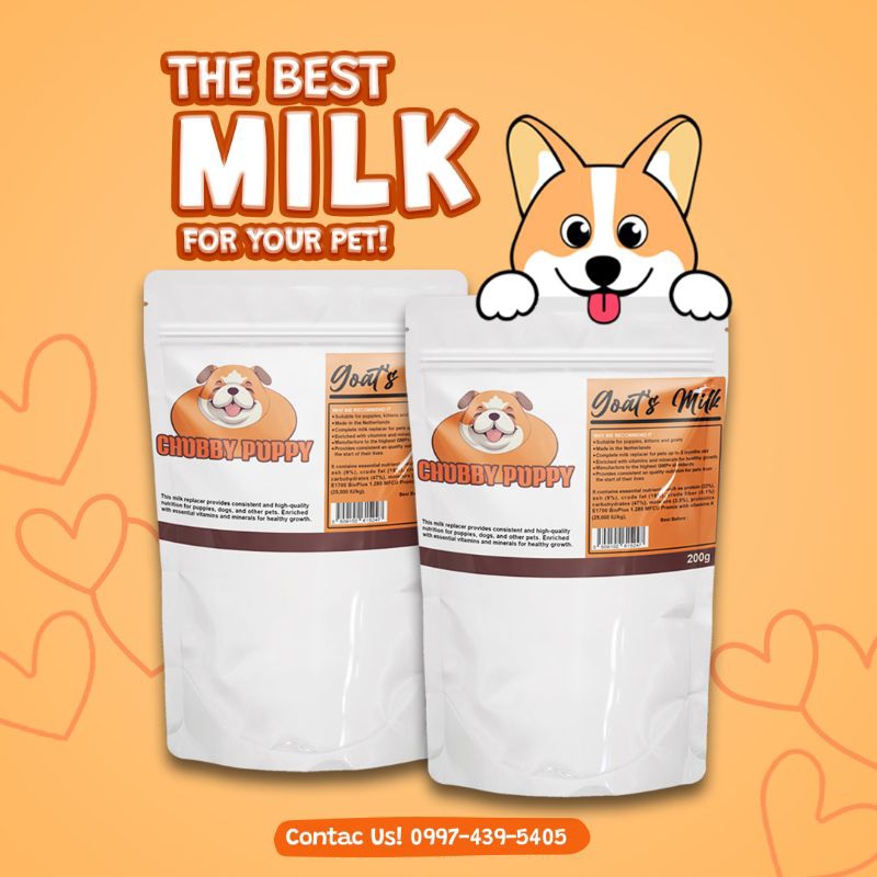 Chubby Puppy Goats Milk 200g and 100g | Shopee Philippines