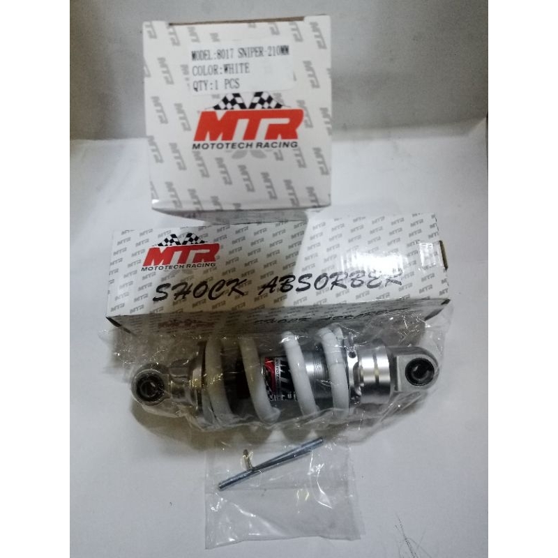 MTR Mono Shock For Sniper 210MM (BLACK/WHITE) | Shopee Philippines
